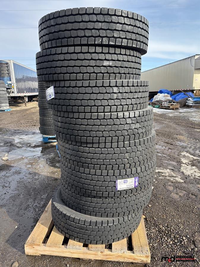 (8) Apollo Endu Combi RT Tires 11R22.5 16PR